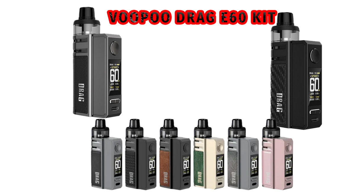 Voopoo Drag E60 Pod Kit - Kraftvoll und Sanft