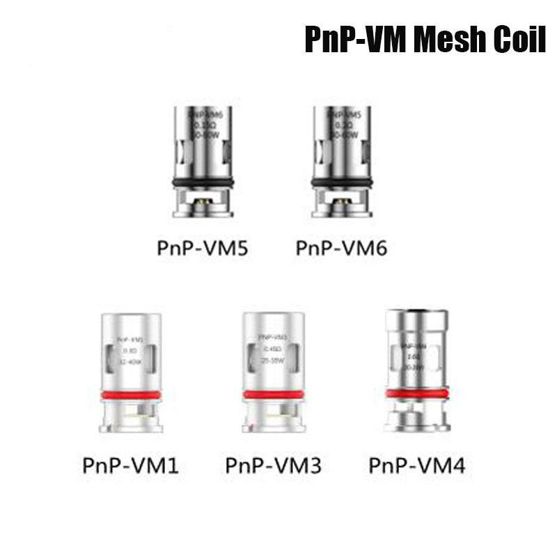 5 VooPoo PnP Coils